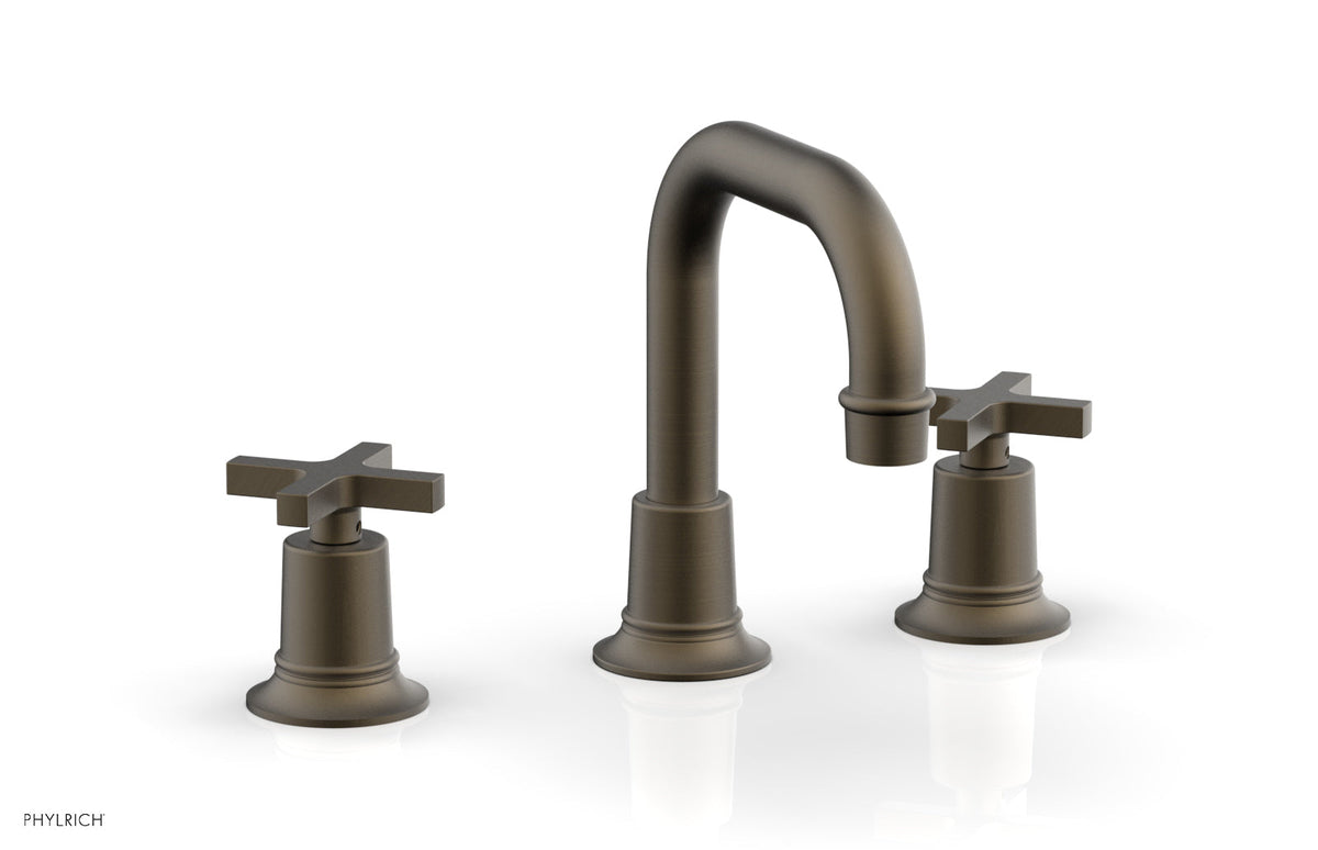Hex Modern Widespread Faucet Cross Handles | 501-05 - Phylrich