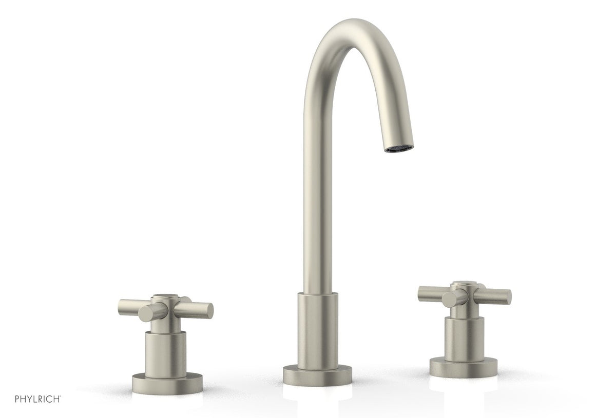 Shop BASIC Widespread Faucet, High Spout, Tubular Cross Handles - Phylrich