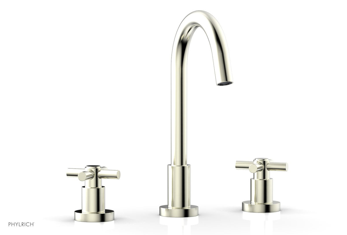 Shop BASIC Widespread Faucet, High Spout, Tubular Cross Handles - Phylrich